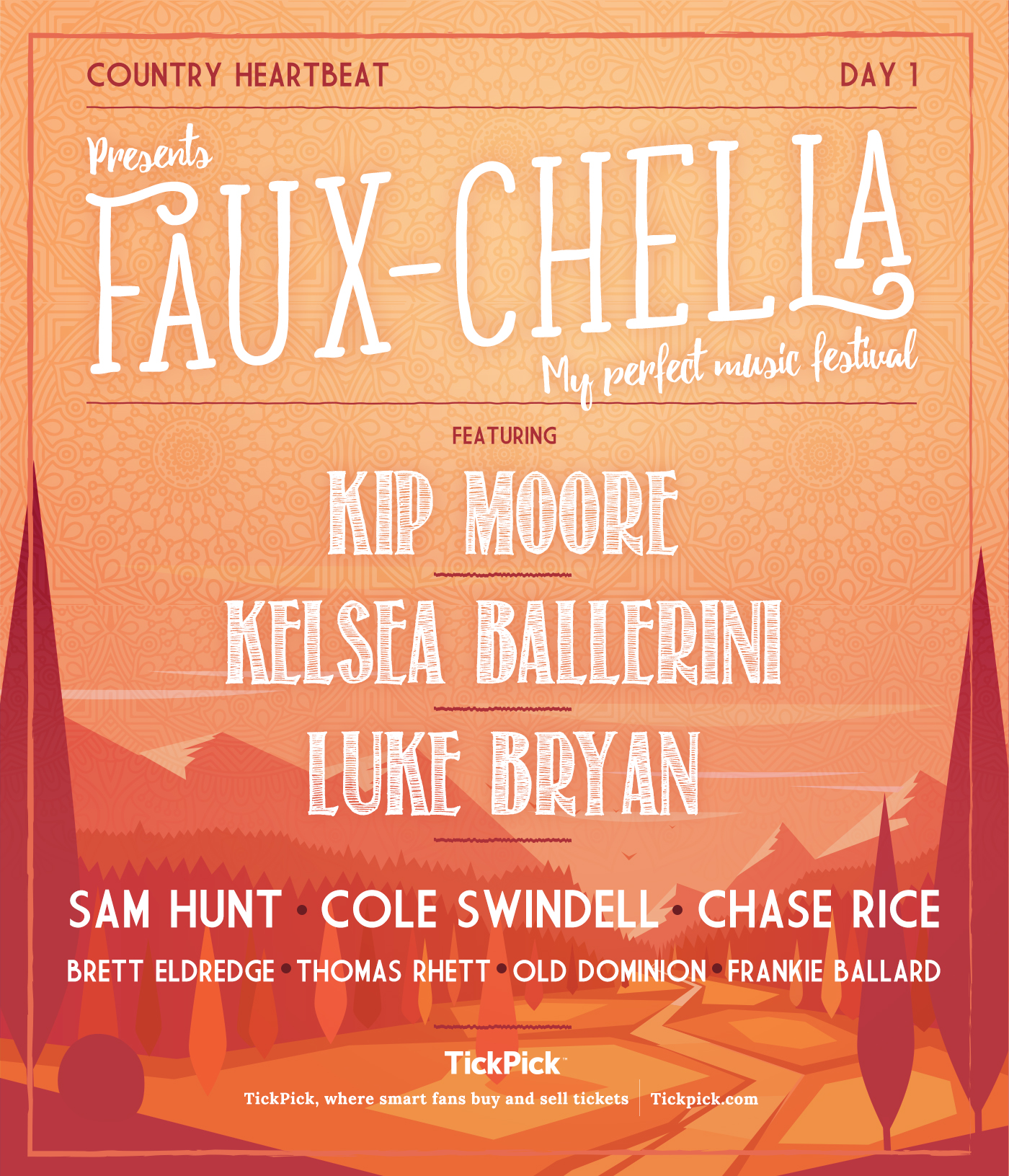 Faux-Chella: My Perfect Country Music Festival | Country Heartbeat